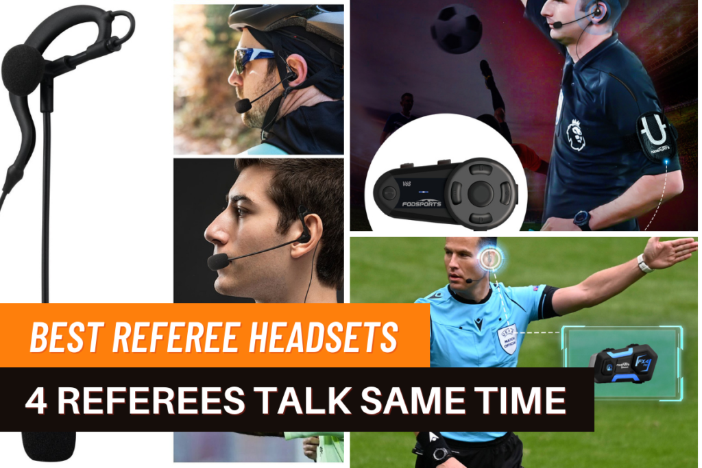 Best Referee Headsets : Two Ways Referee & 4 Referees Talk Same time ...