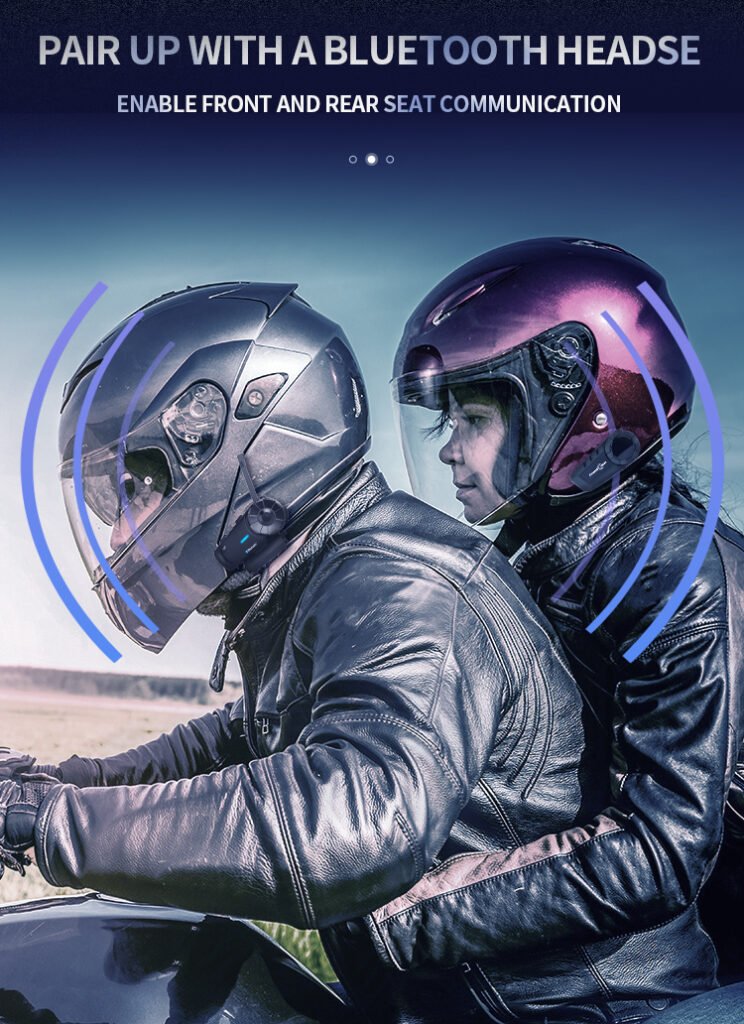 Motorcycle Bluetooth Intercom with Enhance Riding Experience