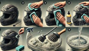 6 Professional Steps to Clean Motorcycle Helmets