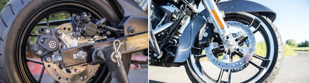 Freins moto : Avant VS Arrière – Quand et pourquoi 2025