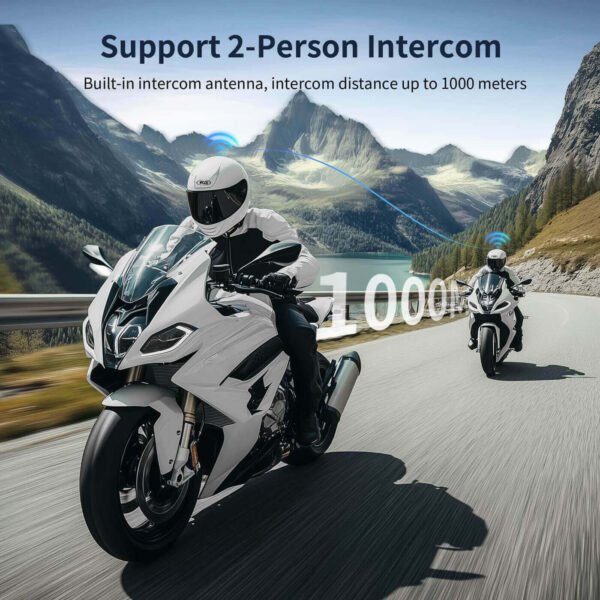 Fodsports T1 Motorcycle Comms System 2 Way Headset