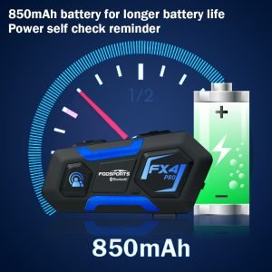 FX4 Pro Intercom Bluetooth Headset 4 Riders | Fodsports