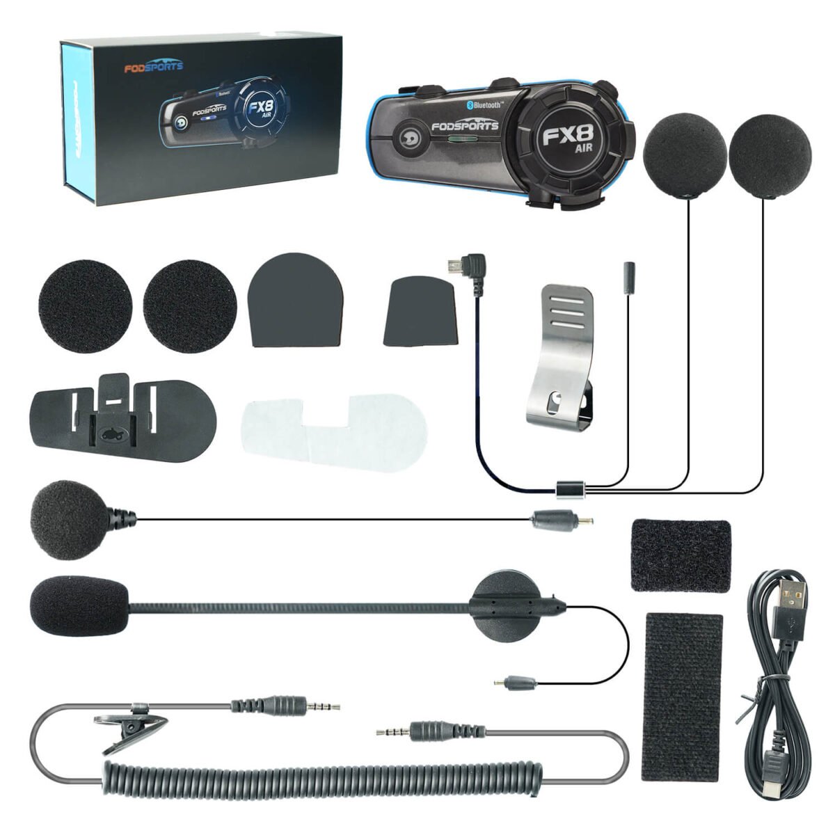 FX8 Air Motorcycle Bluetooth Intercom | Fodsports